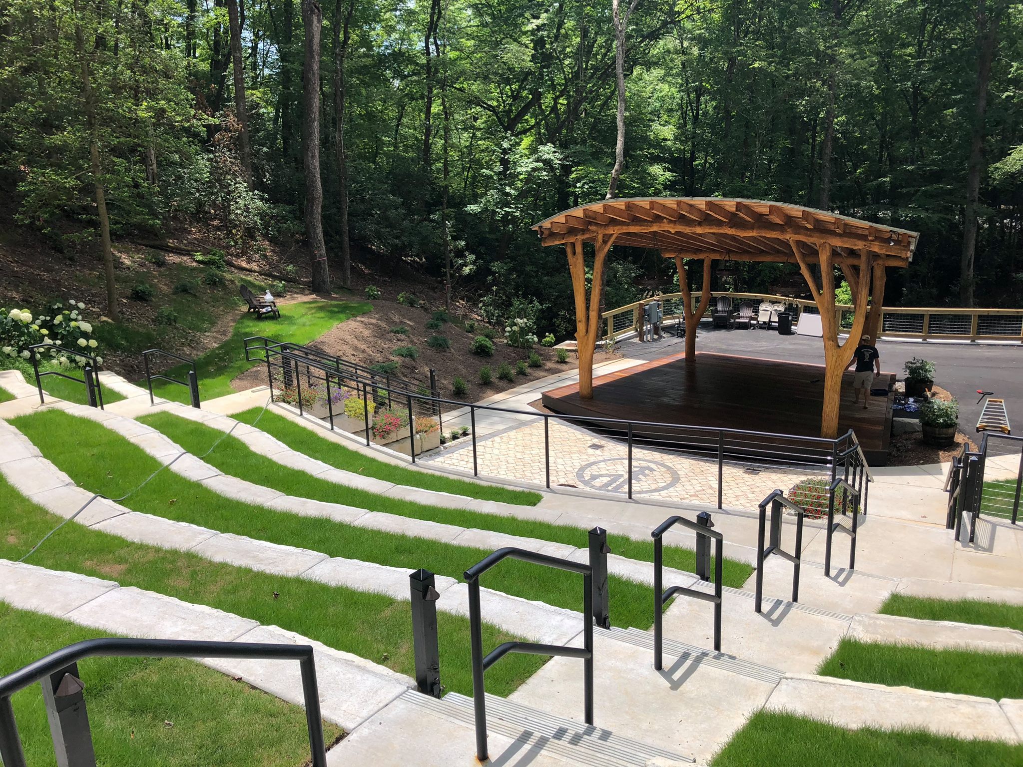 amphitheater grass - Pilot Cove